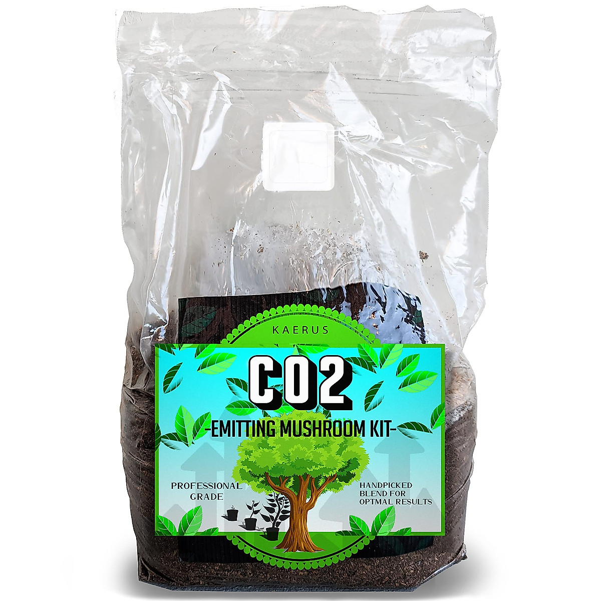K A E R U S CO2 Bags for Grow Tent - Set and Forget Generator Plants | Mushroom Bag Booster, Great Indoor Growing Rooms Preactivated 5LB