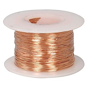 Jameco ValuePro 24 AWG Solid Bare Copper Bus Bar Wire 205 Feet