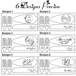 Zhamate Personalized Cake Knife and Server Set, Cake Cutting Set for Wedding, Custom Stainless Steel Personalized Cake Cutter for Wedding, Anniversary, Birthday Gift(Gold)