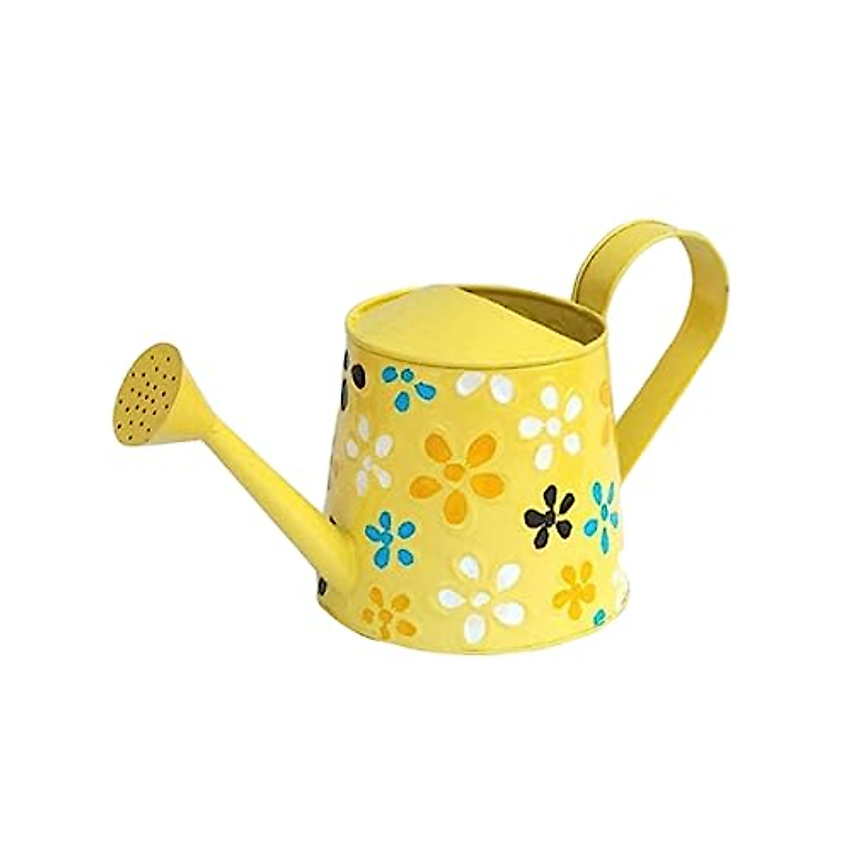 Metal Watering Can with Long Spout Indoor and Outdoor Garden Usage Watering Can for Plants Durable Water Sprayer for Home Balcony and Garden 2 L (Yellow)