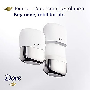 Dove Deodorant Refills Refill Kit 0% Aluminum Cucumber & Green Tea Aluminum Free Deodorant 1.13 oz