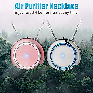 Personal Wearable Air Necklace Portable Ionic Air Necklace/ Low Noise for Adults Kids