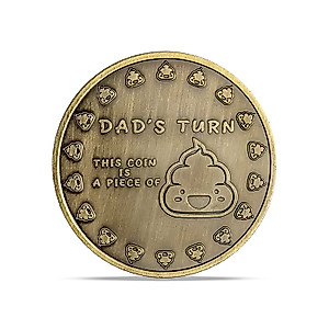 New Parent Decision Coin for Mom Dad Baby Pregnancy Gifts for First Time Mommy Daddy New Parents Gifts for Couples Double Sided Funny Decision Making Coin Christmas Birthday Present