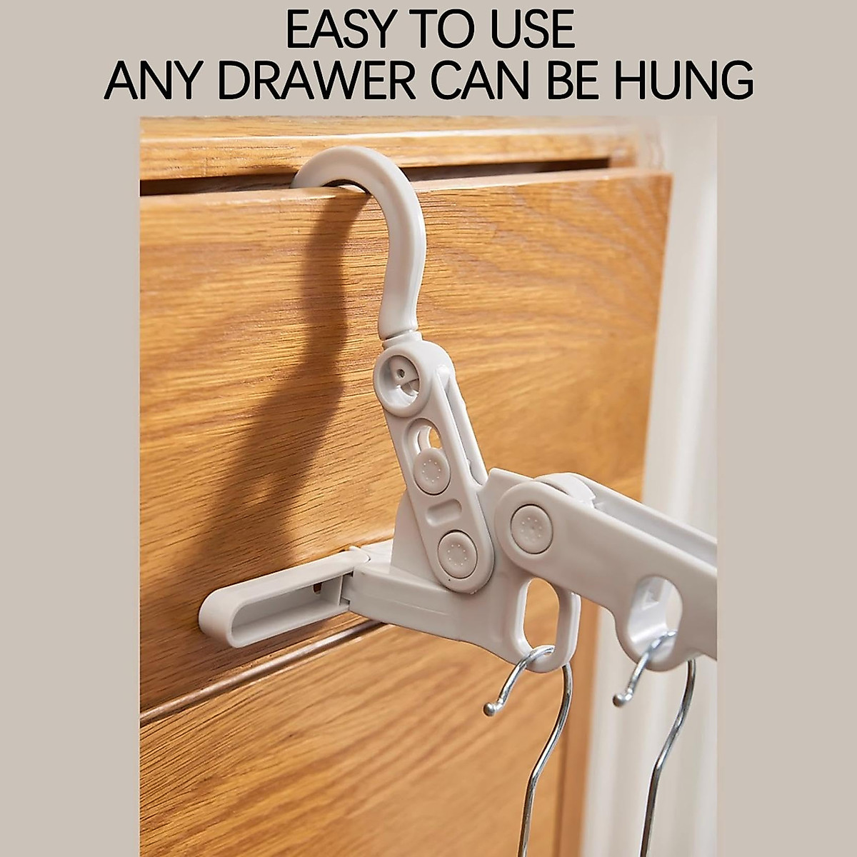 2PCS Drying Rack Foldable Hanger Portable Travel Hotel Clothes Hanger Foldable Business Trip Artifact Multi-Functional Travel Clothes Hanger Five Hole Clothes Hanger, Suitable for Various Scenarios