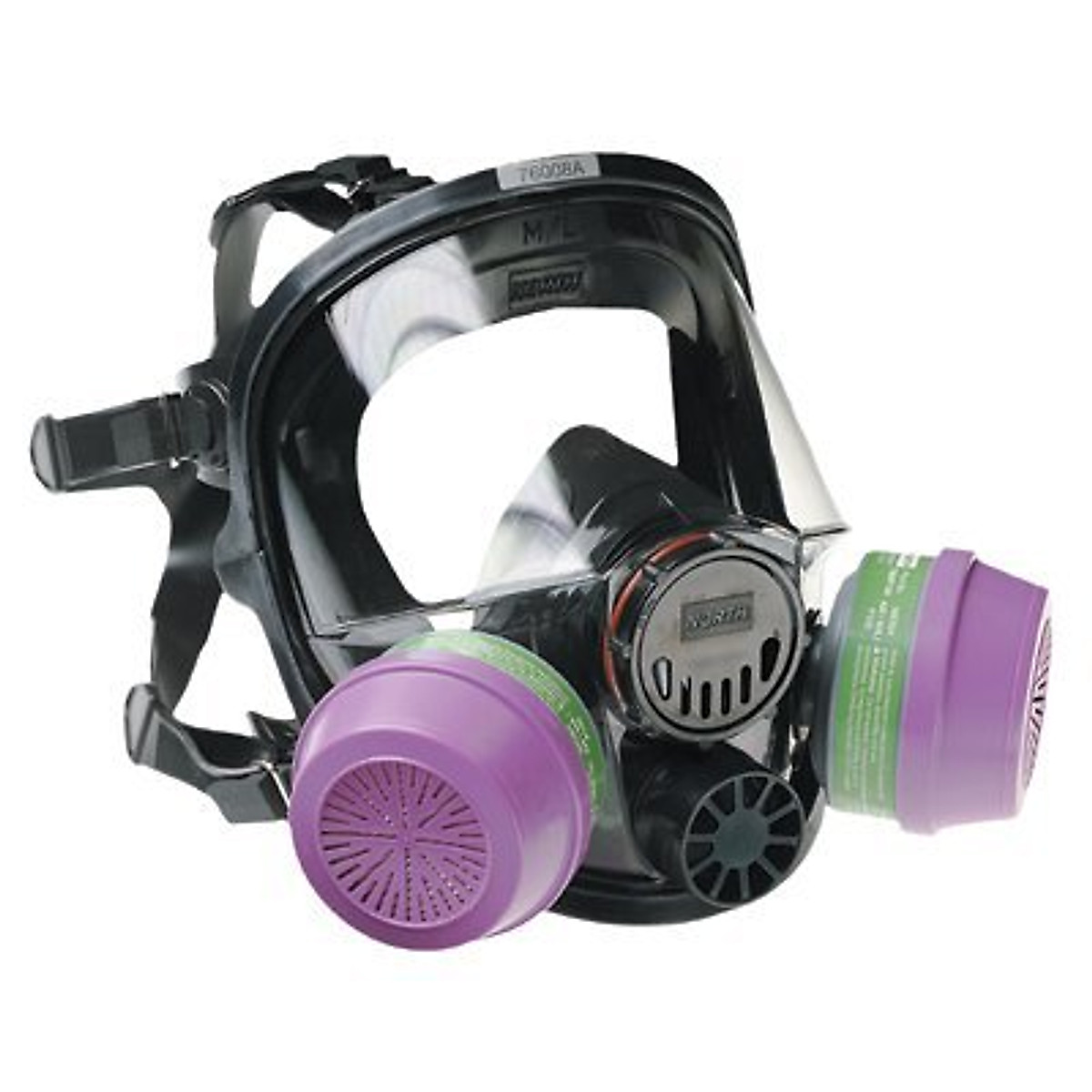 North by Honeywell 068-760008A Series 7600 Full Facepiece Respirator, Medium/Large