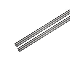 PATIKIL Graphite Rod Graphite Stirring Rod Cylinder Stick Carbon Rod 300x6mm Black for Electrode, Melting Casting, Crucibles, Pack of 2