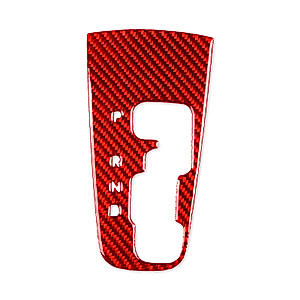 UOADA Real Premium Carbon Fiber Car Gear Box Control Decal Trim Center Console Gear Shift Panel Cover Sticker Interior Compatible with Dodge Journey 2011 2012 2013 2014 2015 2016 2017