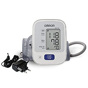 Omron Hem-7121 Blood Pressure Monitor 16 X 11 White::Blue