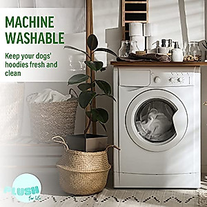 Plush For Life Dog Hoodie, Dog Sweater Boys Warm Cute Cozy Pet Clothes Dog Winter Coat, Pet Gifts, Camo, X Large