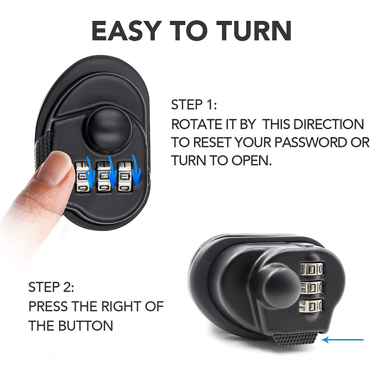 RioRand Trigger Lock 3 Digit Combination Gun Lock Gun Trigger Lock Accessories (5PCS)