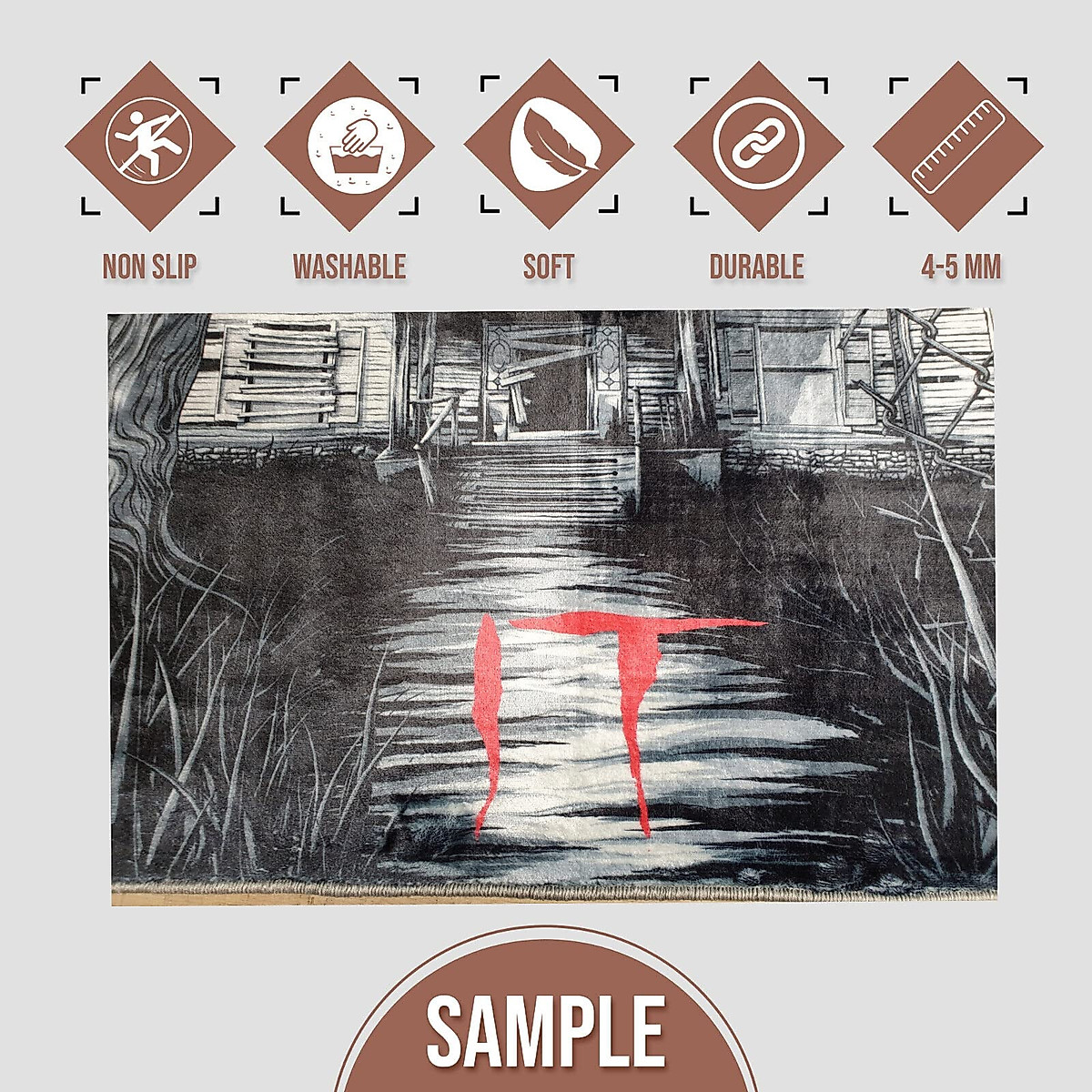 Horror Movie, Popular Rug, Themed Rug, Cool Rug, Area Rug, MR60 (63”x83”)=160x210cm