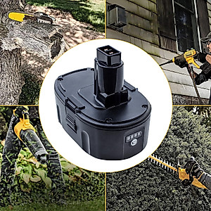 DTK 2Pack 7.0Ah Lithium-Ion Battery Replacement for Dewalt 18V XRP Ni-Cad DC9096 DC9098 DC9099 DE9039 DE9095 DE9096 DE9098 DW9095 DW9096 DW9098 DE9503 DC9182 18V XRP Batteries