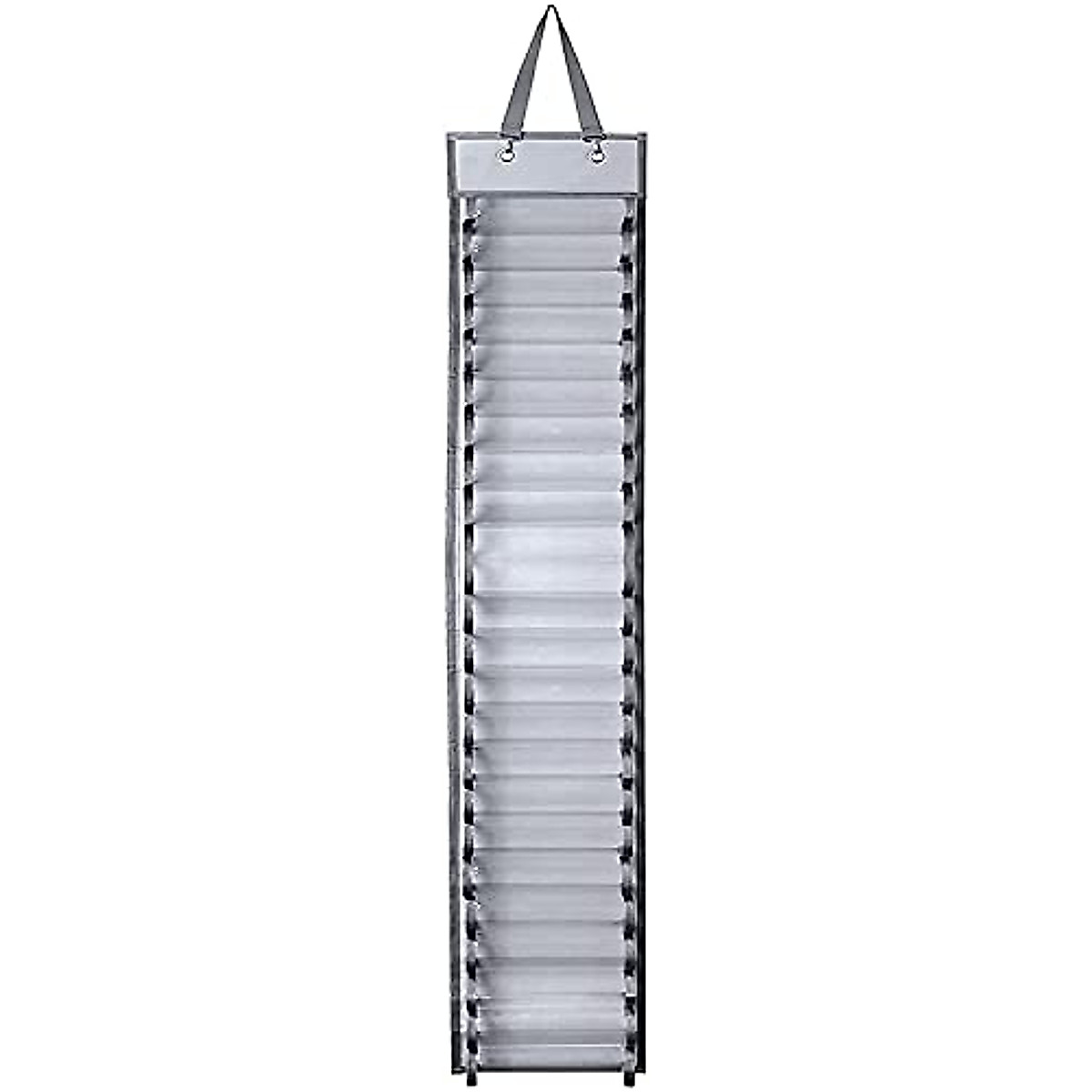 ArtsyCase, Vinyl Roll Holder Storage Rack with 24 Compartments,Diamond Painting Canvas Craft Storage Organizer Wall Mount Over The Door Organizer for Vinyl Sheets Wrapping Paper Design Drawings(2Pcs)