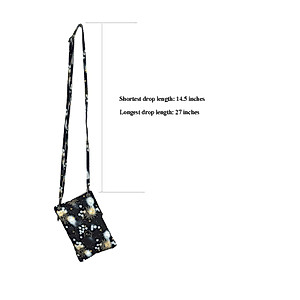 PAPAZAU Crossbody Phone Bag Purse RFID Blocking Passport Travel Neck Wallet for Women