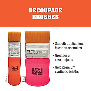 Mod Podge Brush Set, Small, Multicolor, 2 Count