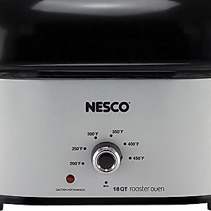 Nesco MWR18-47 Electric Roaster, standard, Silver
