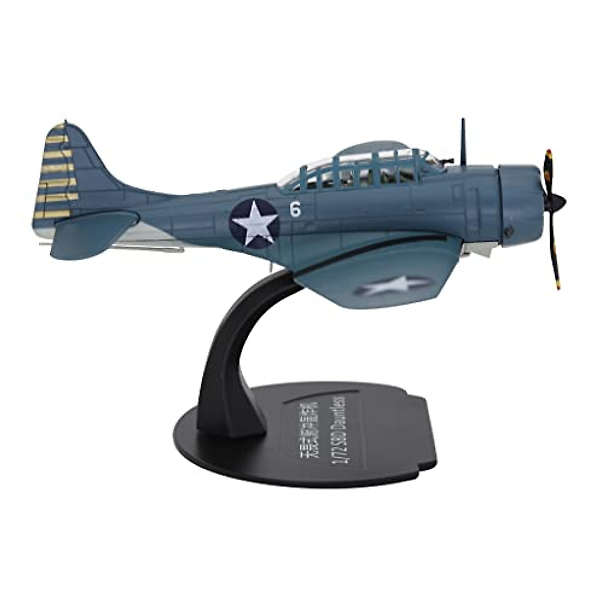 TANG DYNASTY 1:72 SBD Dauntless Dive Bomber Metal Plane Model,United States Navy,World War II, Military Airplane Model,Diecast Plane,for Collecting and Gift