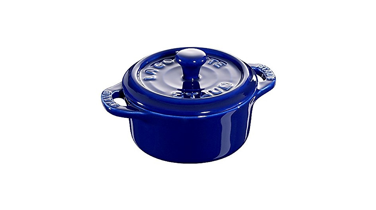 STAUB Mini Dutch Oven Set - Stylish Dark Blue Cocottes