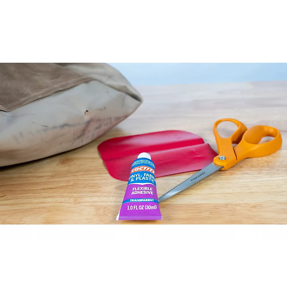 Loctite Vinyl Fabric & Plastic Repair Flexible Adhesive 1 oz, 1 Squeeze Tube