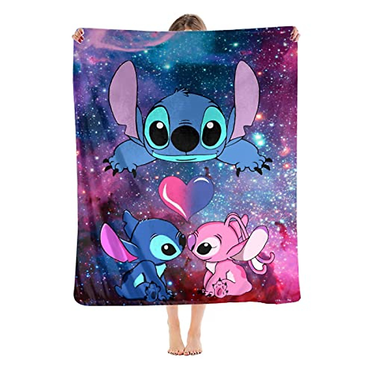 Cartoon Blanket Super Soft Flannel Throw Blanket Warm Comfortable Blanket Gifts for Kids Adults All Season 50"x40"