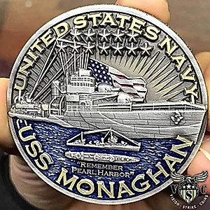 Limited Edition USS Monaghan Warships of WW2 75th Anniversary US Navy Coin