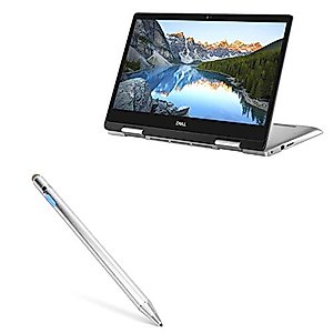 BoxWave Stylus Pen Compatible with Dell Inspiron 14 5000 2-in-1 (14 in) (Stylus Pen by BoxWave) - AccuPoint Active Stylus, Electronic Stylus with Ultra Fine Tip - Metallic Silver