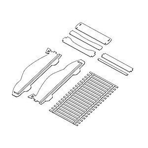 Legaré Furniture Children's Race Car Standard Bed Frame for Kids, Blue and White, Twin Size