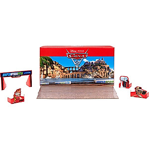 Mattel Disney and Pixar Cars Vehicle Set of 5 Collectible Character Toy Cars & Tool Cart, Inspired by World Grand Prix from Cars 2