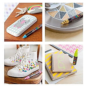 Posca Acrylic Paint Marker, Medium, Fluorescent Pink