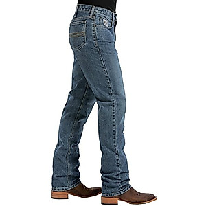 Cinch Men's Carter Relaxed Fit Jean, Medium Stone Wash, 38W x 34L