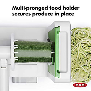 OXO Good Grips 3-Blade Tabletop Spiralizer with StrongHold Suction, White