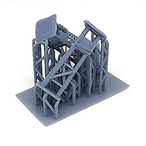 Outland Models Railroad Scenery Small Wooden Style Watchtower 2pcs N Scale 1:160