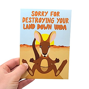Sleazy Greetings Funny Mothers Day Card From Daughter Son | Cute Happy Birthday Card For Mom | Adult Dirty Humorous Mother’s Day Appreciation Card | Australia Kangaroo Card