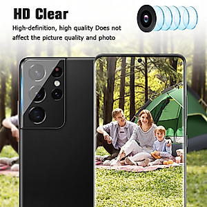 VITAVELAAA [2+2 Pack Galaxy S21 Ultra Screen Protector, Fingerprint Unlock, 9H Hardness Tempered Glass, Bubble Free, Premium HD Clear for Samsung Galaxy S21 Ultra Glass Screen Protector (6.8 Inch)