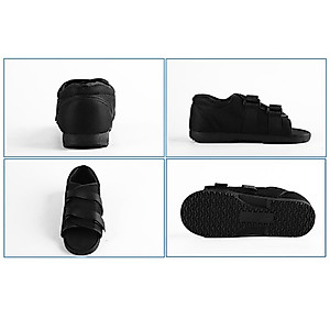 SUPVOX Post Op Shoe Lightweight Medical Walking Boot Post Injury Surgical Foot Cast Toe Orthopedic Support Brace(Sole length:23cm/9inch)