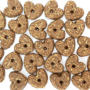 CocoTherapy 3 Pack of Banana Brulee Pure Hearts Coconut Cookies, 5 Ounces Each, Organic Dog Treats Made in The USA