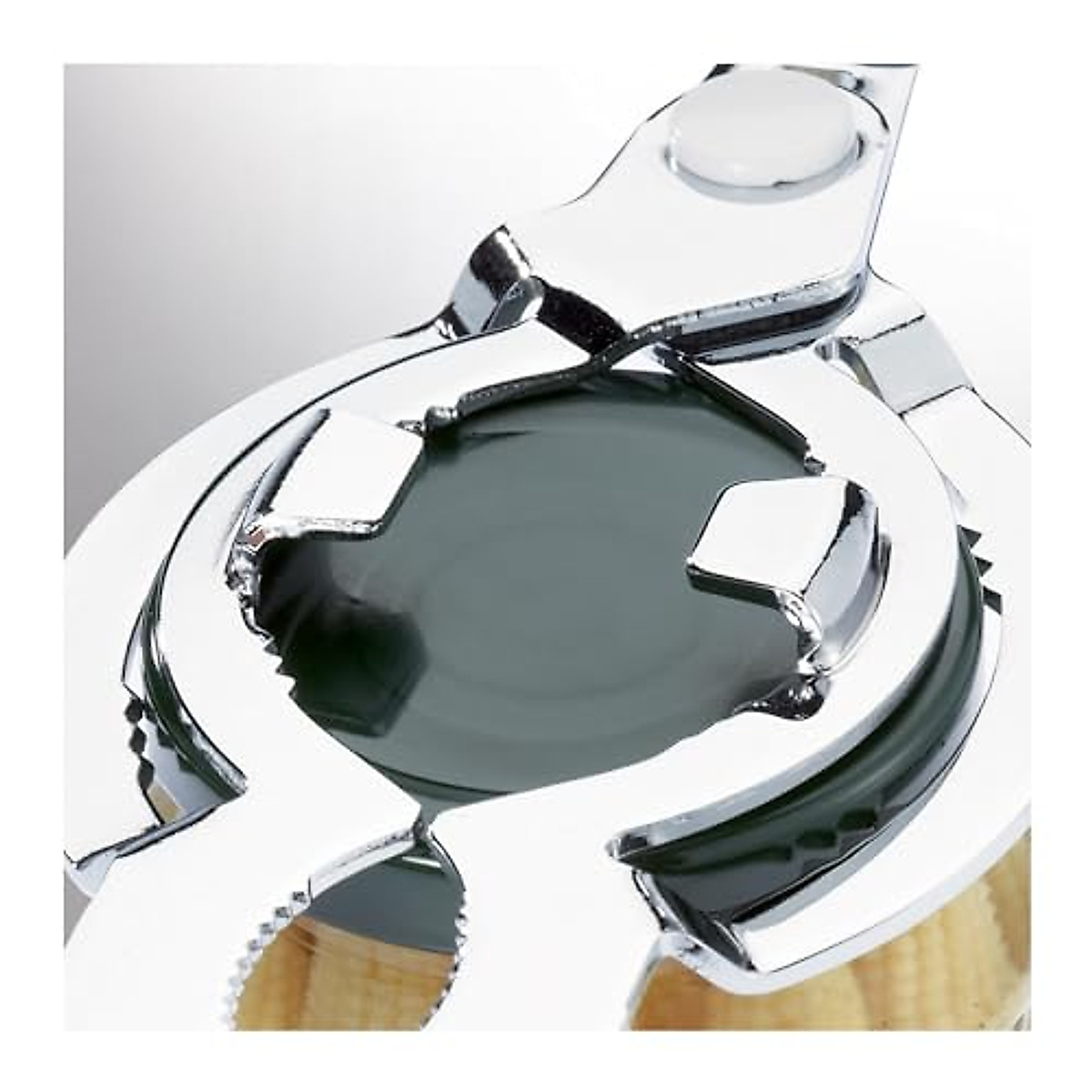 Leifheit Extra Wide Stainless Steel Lid and Jar Opener | Black and Silver, 11 x 5.75 x 0.25 inches