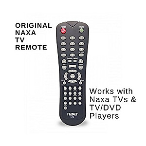 JupiterGear NAXA Original Replacement Remote Control for Naxa NT and NTD Model 12 Volt TVs and TV/DVD Combo Players