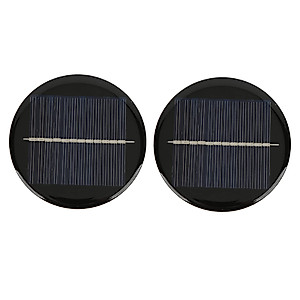 6V Solar Panel Waterproof Circular Solar Panel for Home Outdoor Use