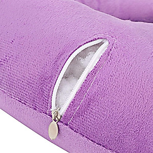 Soft Chest Pillow, Beauty Salon Breast Support Pillow Wrinkles Prevention Professional SPA Massage Chest Pillow Pad Cushion for Beauty Salon Relax(Purple)