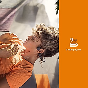 Philips GO A6606 Open-Ear Bone Conduction Bluetooth Headphones with Lightweight Neckband, Waterproof, Black