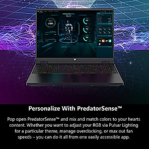 Acer Predator Helios 16 Gaming Laptop | 13th Gen Intel Core i7-13700HX | NVIDIA GeForce RTX 4070 | 16" 2560 x 1600 240Hz G-SYNC Display | 16GB DDR5 | 1TB Gen 4 SSD | Killer Wi-Fi 6E | PH16-71-72YG , Black