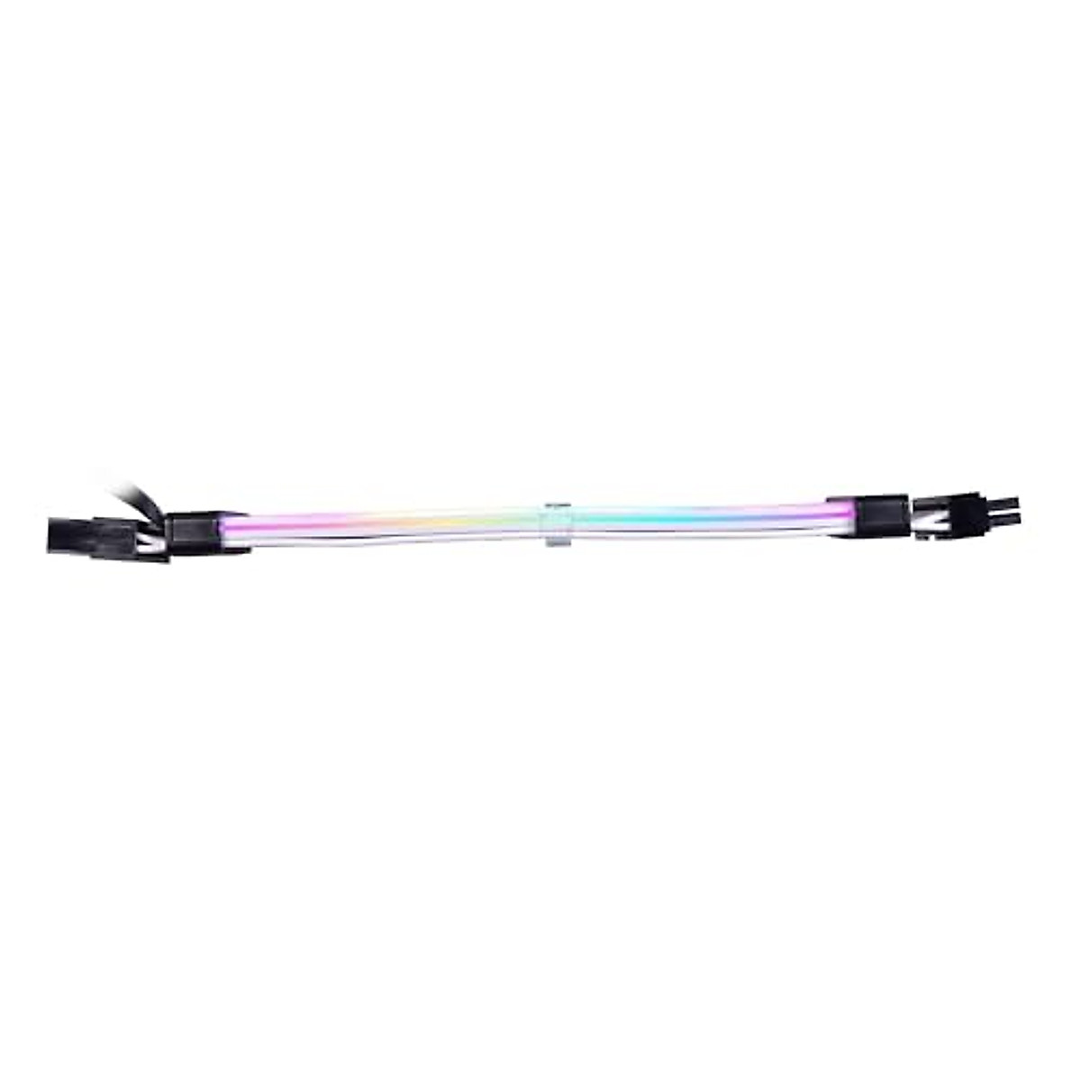 Lian Li Strimer Plus V2 24 Pin (PW24-PV2) -Addressable RGB Power Extension Cable (Strimer L-Connect 3.0 Controller Included) - for Motherboard Connector, PW24-PV2 BLACK