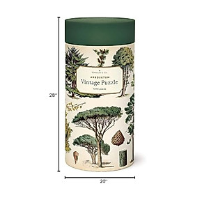 Cavallini Papers & Co. Arboretum 1,000 Piece Puzzle, Multi