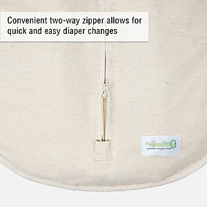 Woombie Original Baby Swaddling Blanket - Soothing, Cotton Baby Swaddle - Wearable Baby Blanket, Lime Sorbet, 14-19 lbs