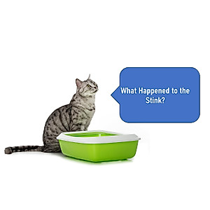 Coir Wonder Cat Litter Deodorizer – Litter Box Odor Eliminator – 2.2 Lb - Made of Activated Charcoal Carbon – Longer Kitty Litter Life – Odor Control for Small Animal Pet Enclosure and Chicken Coop