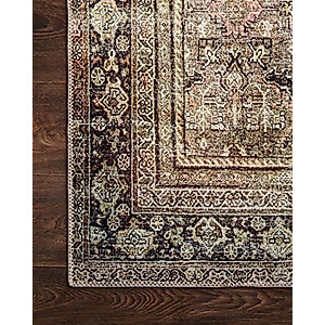Loloi II Layla Olive/Charcoal 2'-3" x 3'-9" Accent Rug