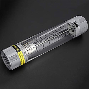 Liquid Flow Meter, Acrylic Plexiglass Tube Water Liquid Flowmeter Flow Measuring Tool LZM-40G 10-100GPM G1-1/2" or BSP Connection Used for Measuring The Flow Rate of Liquid Medium