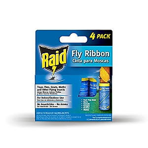 Raid Fly Ribbon Bug & Insect Catcher (4 Pack)