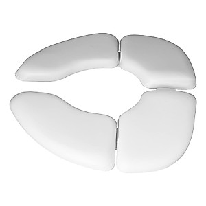 Travel Potty Seat Pad White Foldable Toilet Seat Pad Portable Eco Friendly Padded Toilet Seat Toilet Seat Cover Folding Travel Toilet Seat Recyclable Toilet Seat for Kids and Adults Potty,Toilet Mat